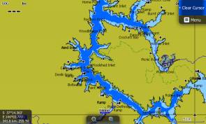 Lake Eildon Map Card - Charted Waters